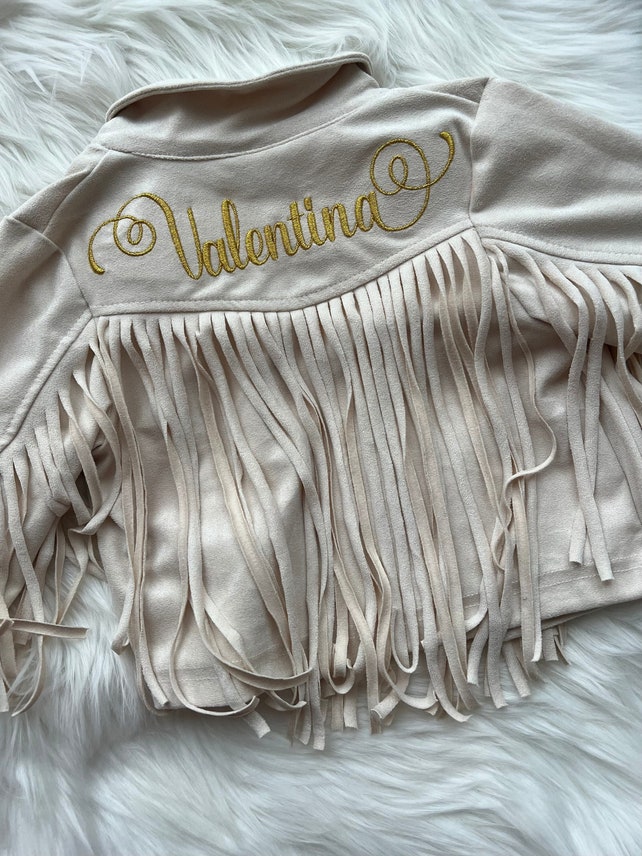 Girls.fringe Jacket - Etsy