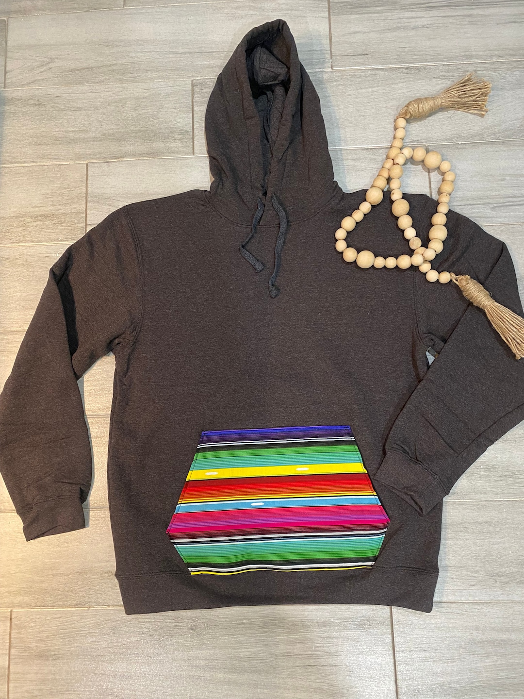 Unisex Serape Hoodie, Unisex Hoodie, Serape Sweater, Hoodie With Serape ...