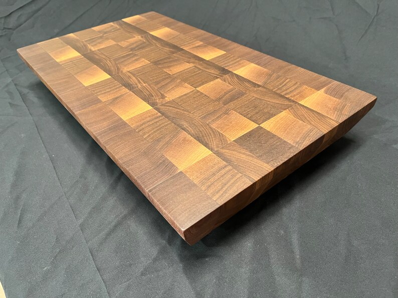 Walnut End Grain Cutting Board - Etsy