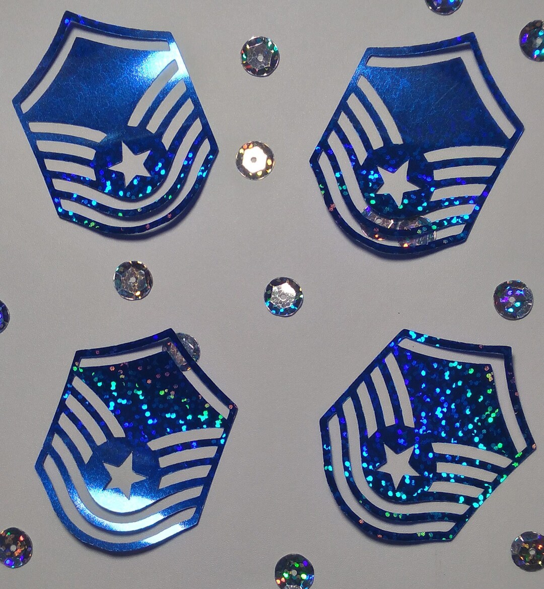 Military Confetti Air Force Confetti Msgt USAF Promotion Ceremony ...