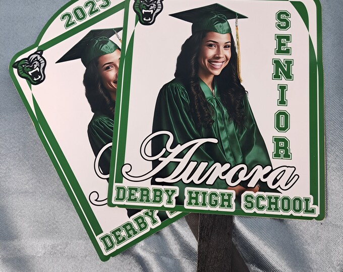 Graduation Fans 2024- Graduation Scroll-grad Party- High School ...