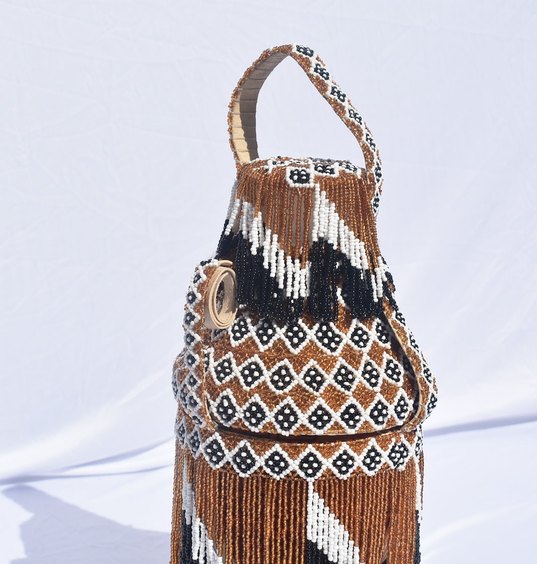 Chocho Traditional Wooden Container Unique Oromo Serving & Display ...