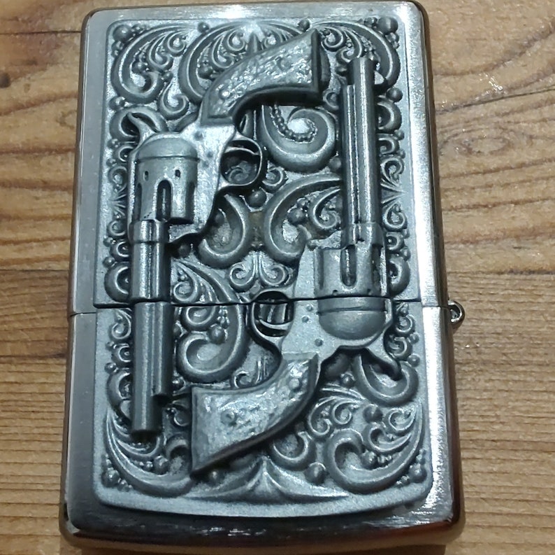ZIPPO WESTERN COWBOY Gun - Etsy