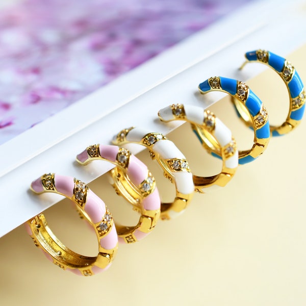 Preppy Earrings - Etsy