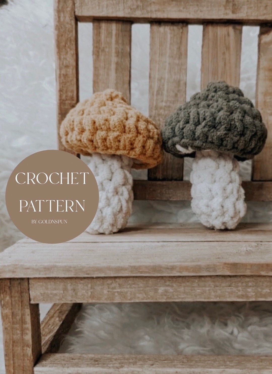 Crochet Teeny Shrooms Mushroom Pattern PATTERN PDF ONLY - Etsy