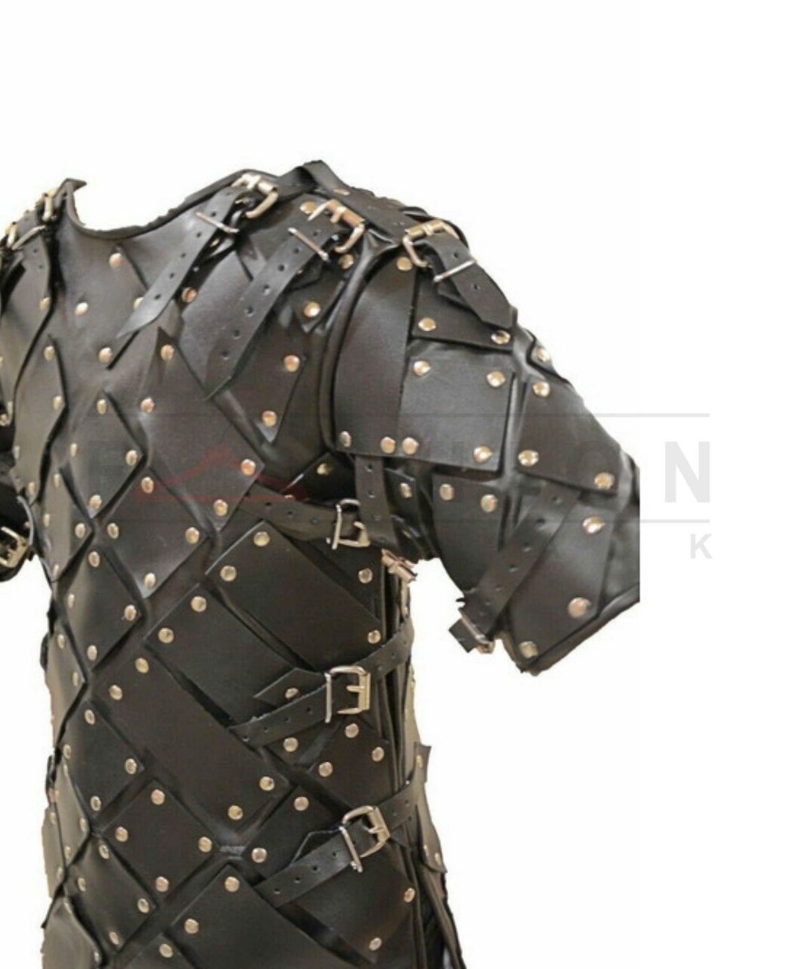 Leather Cosplay Armour Halloween Costume Leather Brigandine - Etsy
