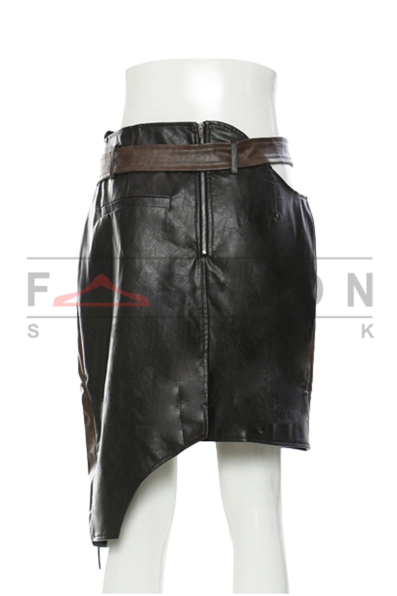 Vintage Steampunk Diesel Kilt Genuine Leather Ruffle Tiered - Etsy