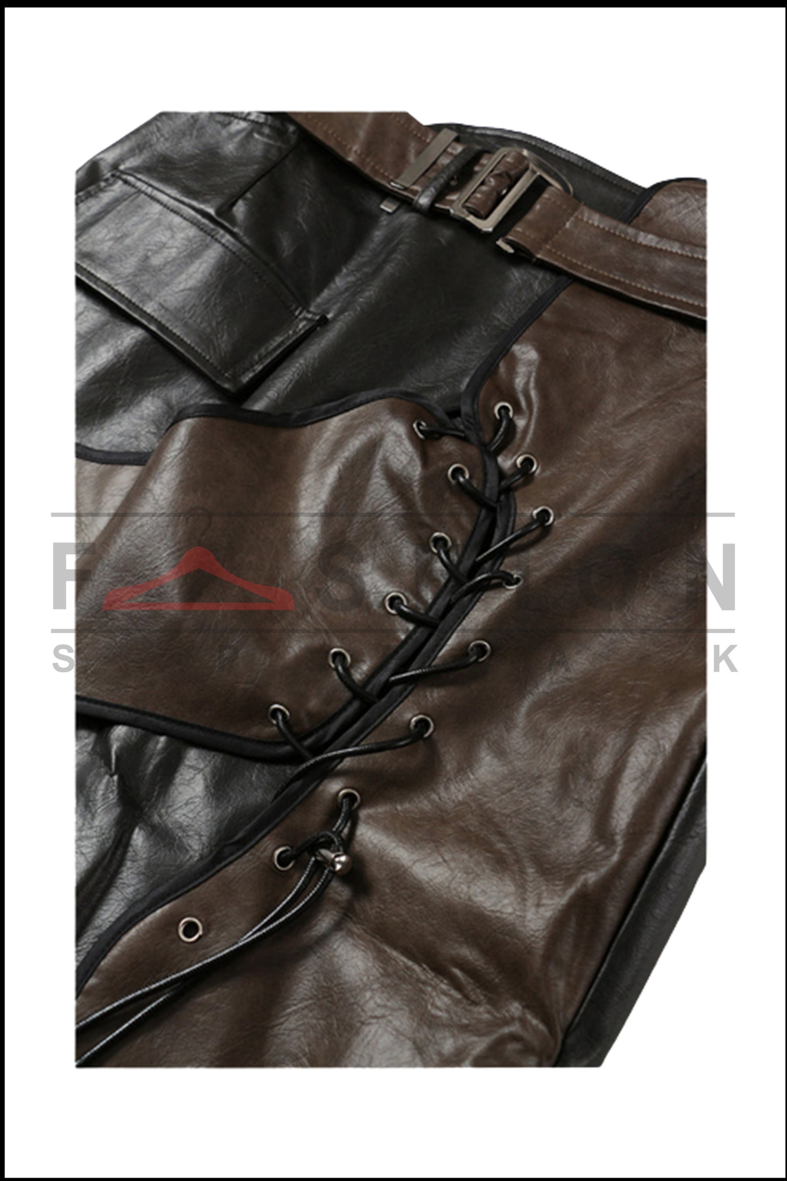 Vintage Steampunk Diesel Kilt Genuine Leather Ruffle Tiered - Etsy