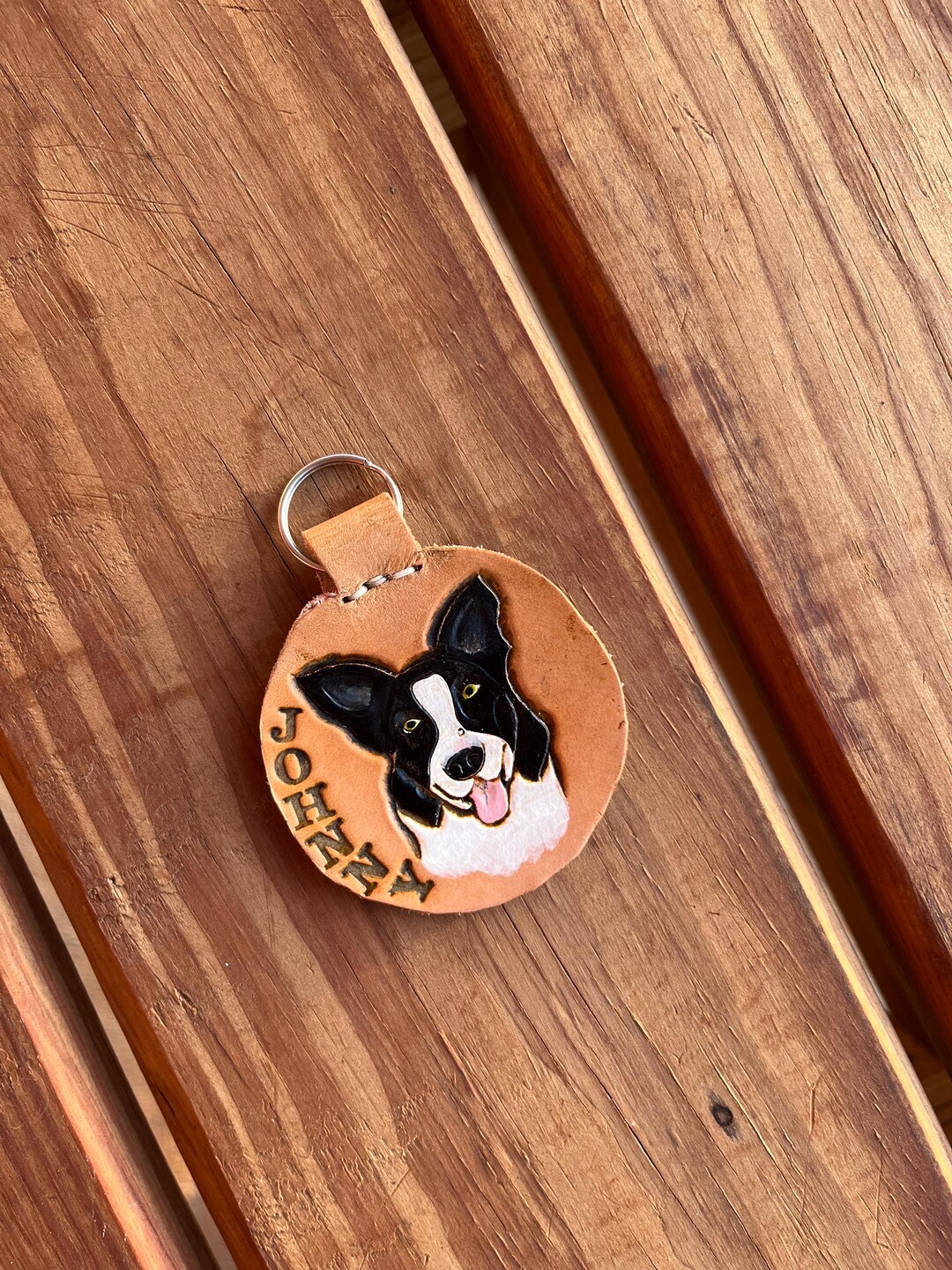 Custom Dog Keychain - Etsy