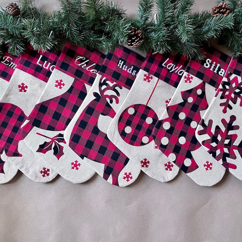 Vintage Plaid Set 18 - Etsy