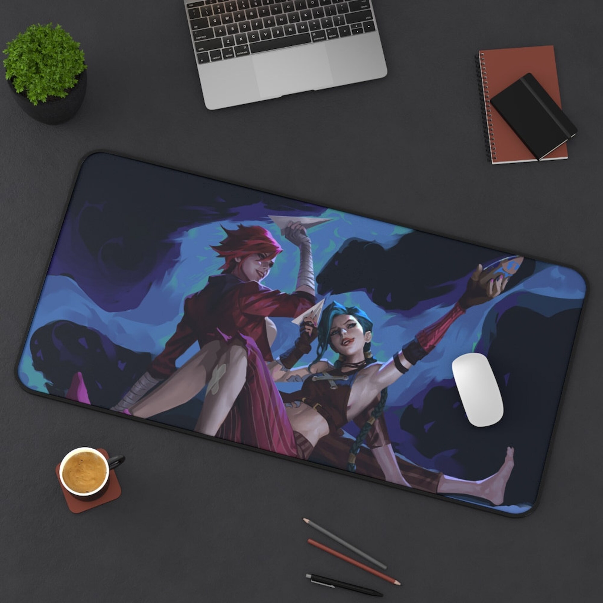 Jinx And Vi Sisters - Desk Mat (Arcane)