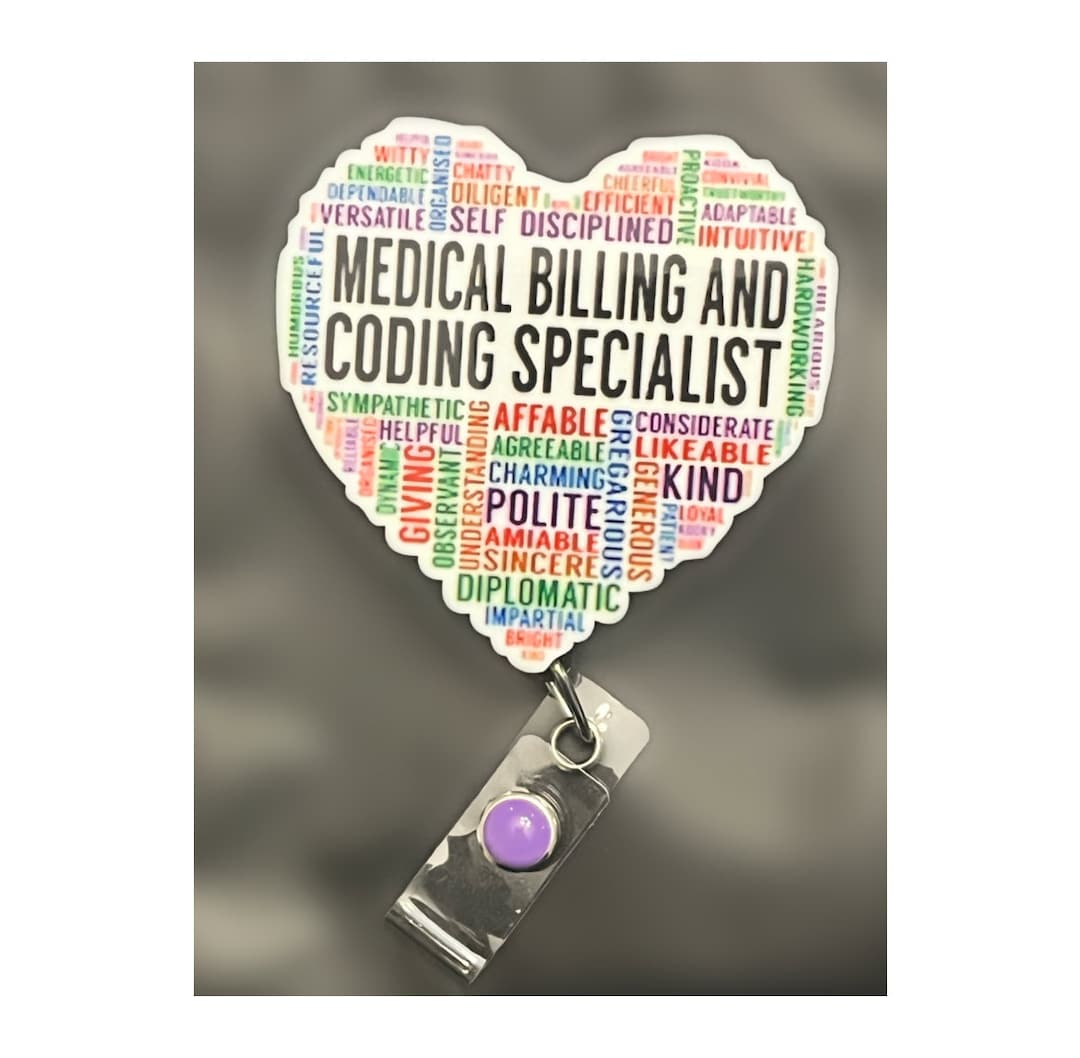 Medical Coding and Billing ID Badge Holder - Etsy