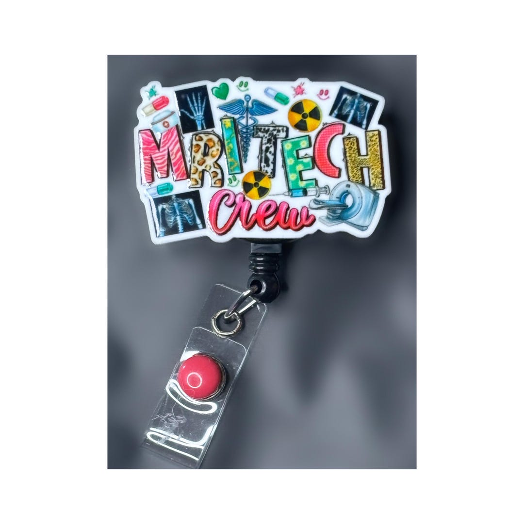 MRI Tech Badge Holder - Etsy