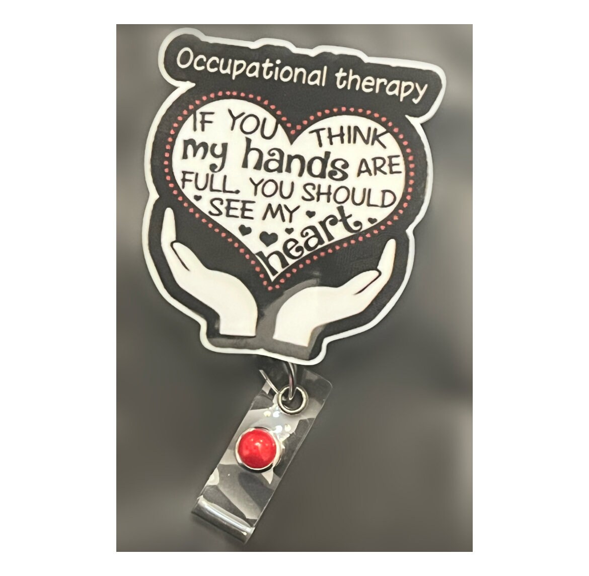 Occupational Therapy ID Badge Holder - Etsy