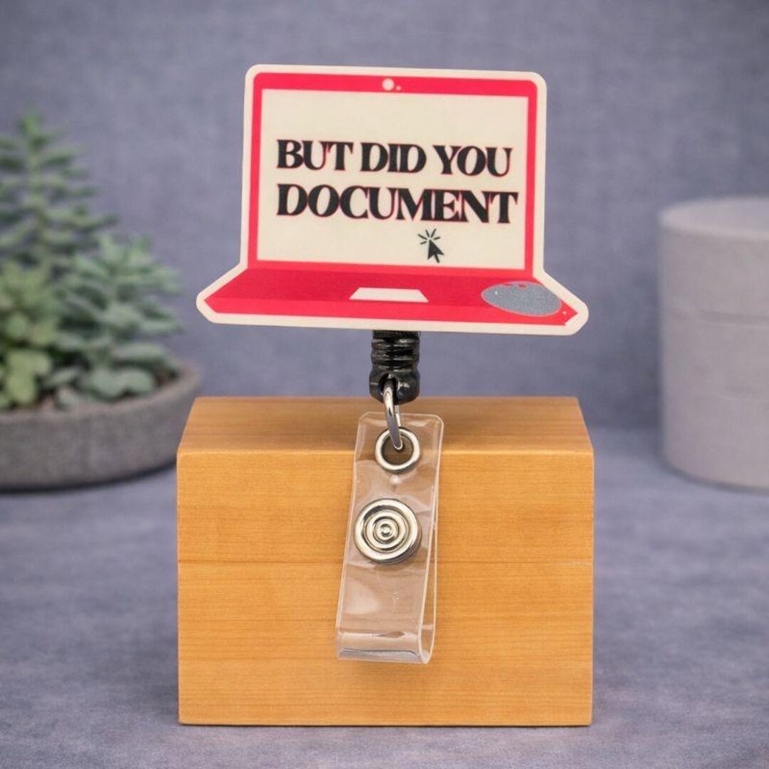 But Did You Document Badge Holder - Etsy