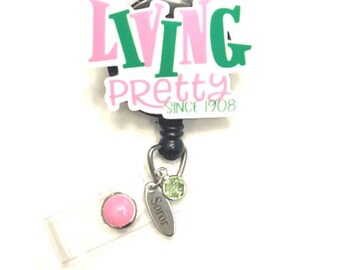 Pretty Badge Holder - Etsy