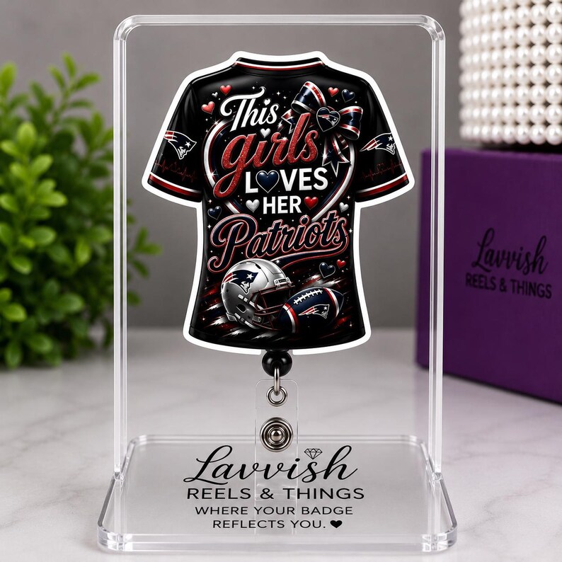 Wonen Jersey Shaped Football Fan Badge Reel | Nurse Badge Reel ...