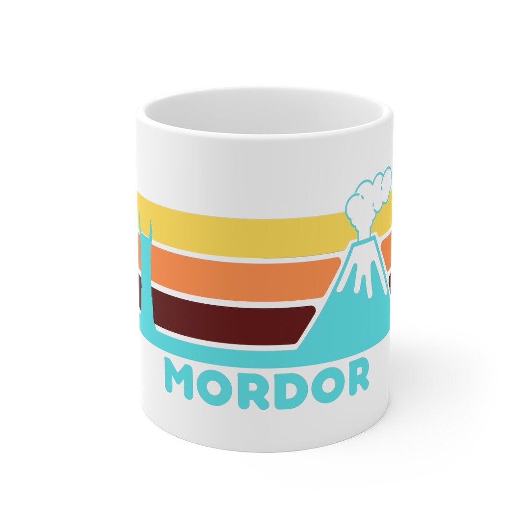 Mordor Coffee Mug | Lord of the Rings | LOTR | White 11oz Mug - Etsy
