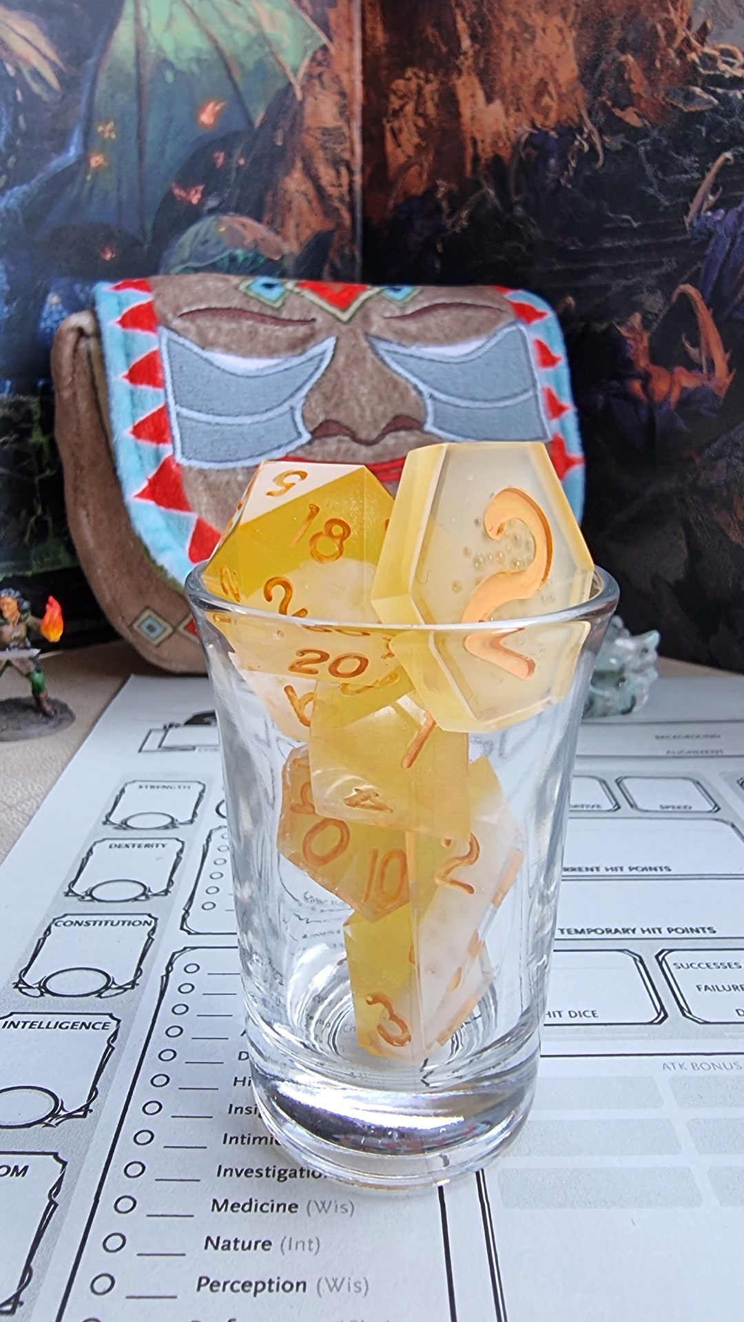 RPG Dice Resin Beer Dice! - Etsy