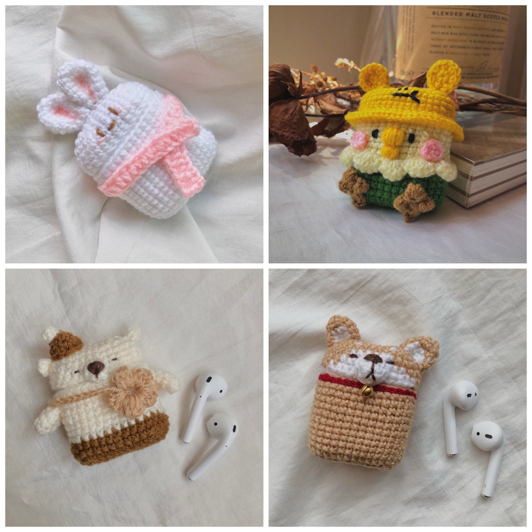 Crochet Airpods 1&2, Handmade Airpods, Amigurumi Airpods Case, Crochet ...