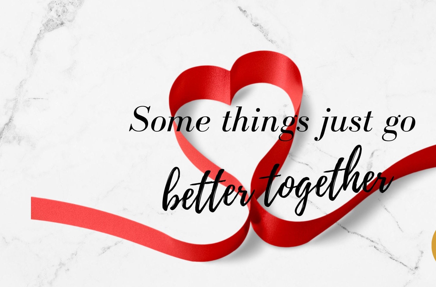 Better Together Heart Ribbon - Etsy