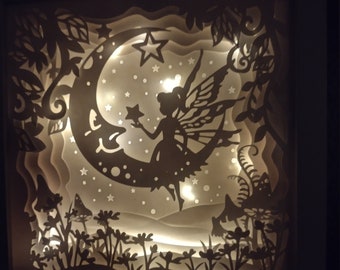 Moon Light Box - Etsy