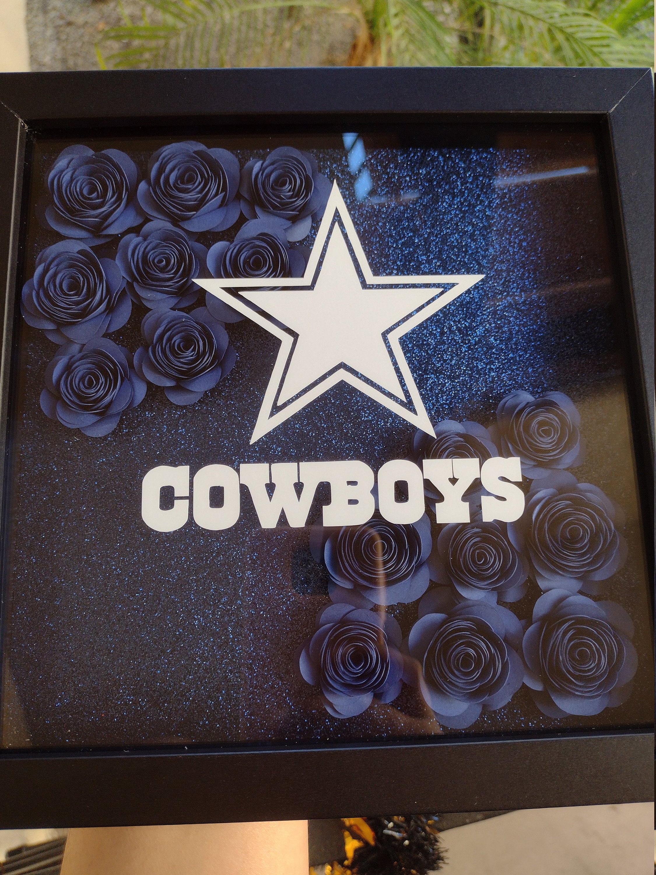 Sports | Team Paper Flower Shadow Box - Etsy