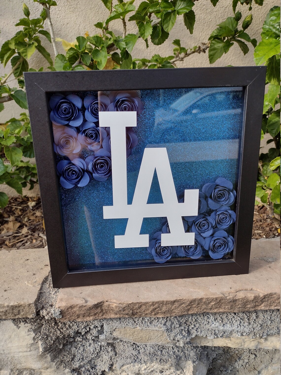 Sports | Team Paper Flower Shadow Box - Etsy
