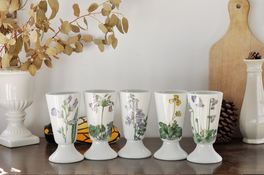 Lot de 5 tasses Mazagran en porcelaine de Limoges vintage - Etsy France