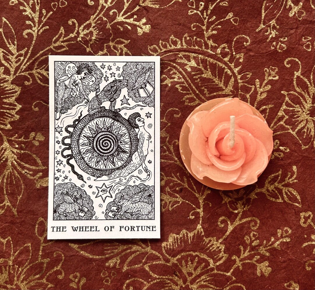 The Wheel of Fortune - Earth Mother Magic Tarot Sticker - Etsy