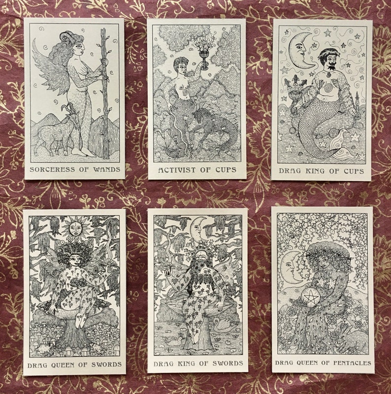 The Earth Mother Magic Tarot Deck an Ecofeminist Riso Tarot - Etsy