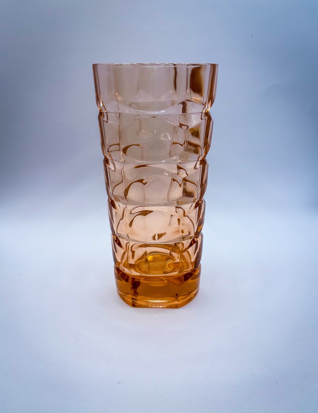 Vintage Rosaline Pink Luminarc Glass Vase - Etsy