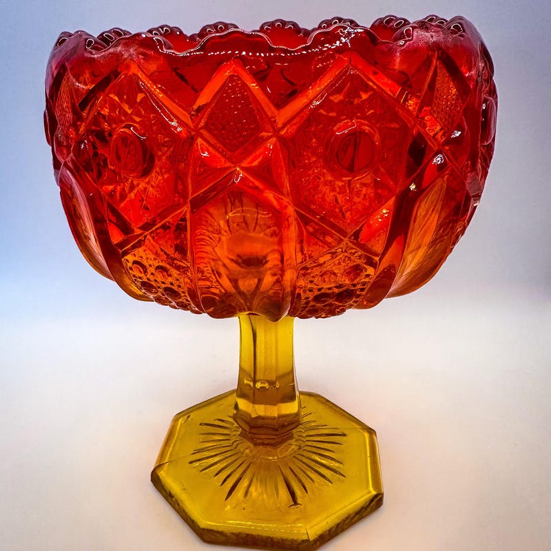 Amberina Glass - Etsy