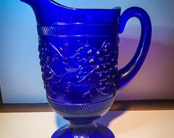 Blue Pitcher | Etsy