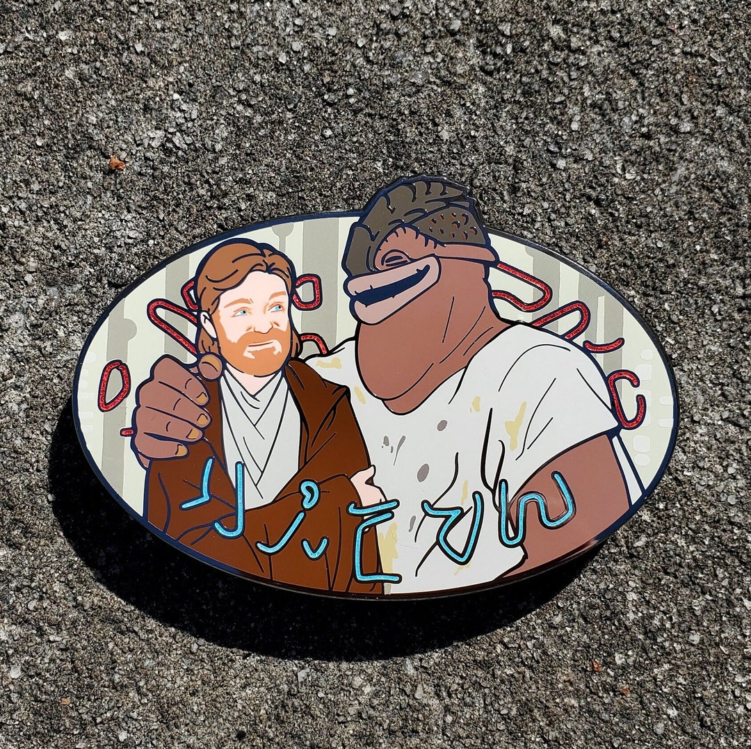 Obi-wan Kenobi and Dexter Jettster Enamel Pin - Etsy