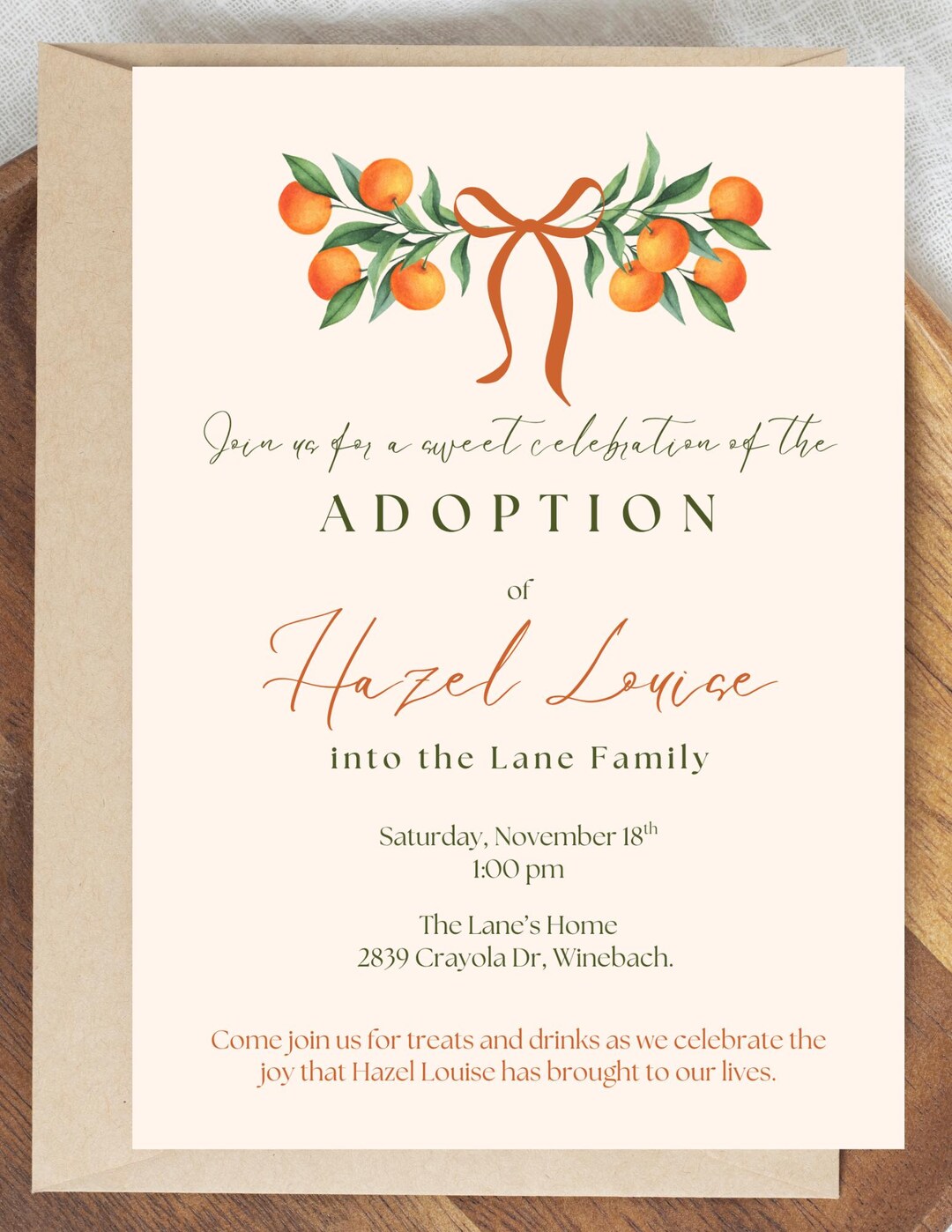 Adoption Party Invitation Template Bundle: Editable Gotcha Day ...
