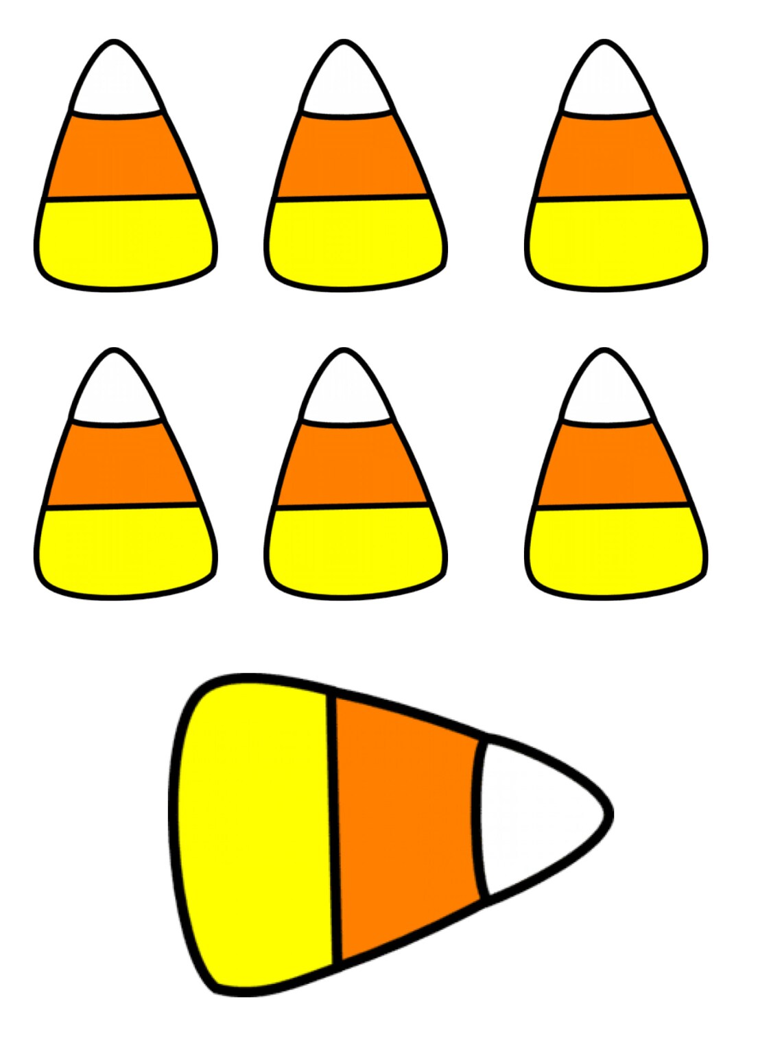 Halloween Printable Home Decor, Halloween Paper Cutouts, PDF Digital ...