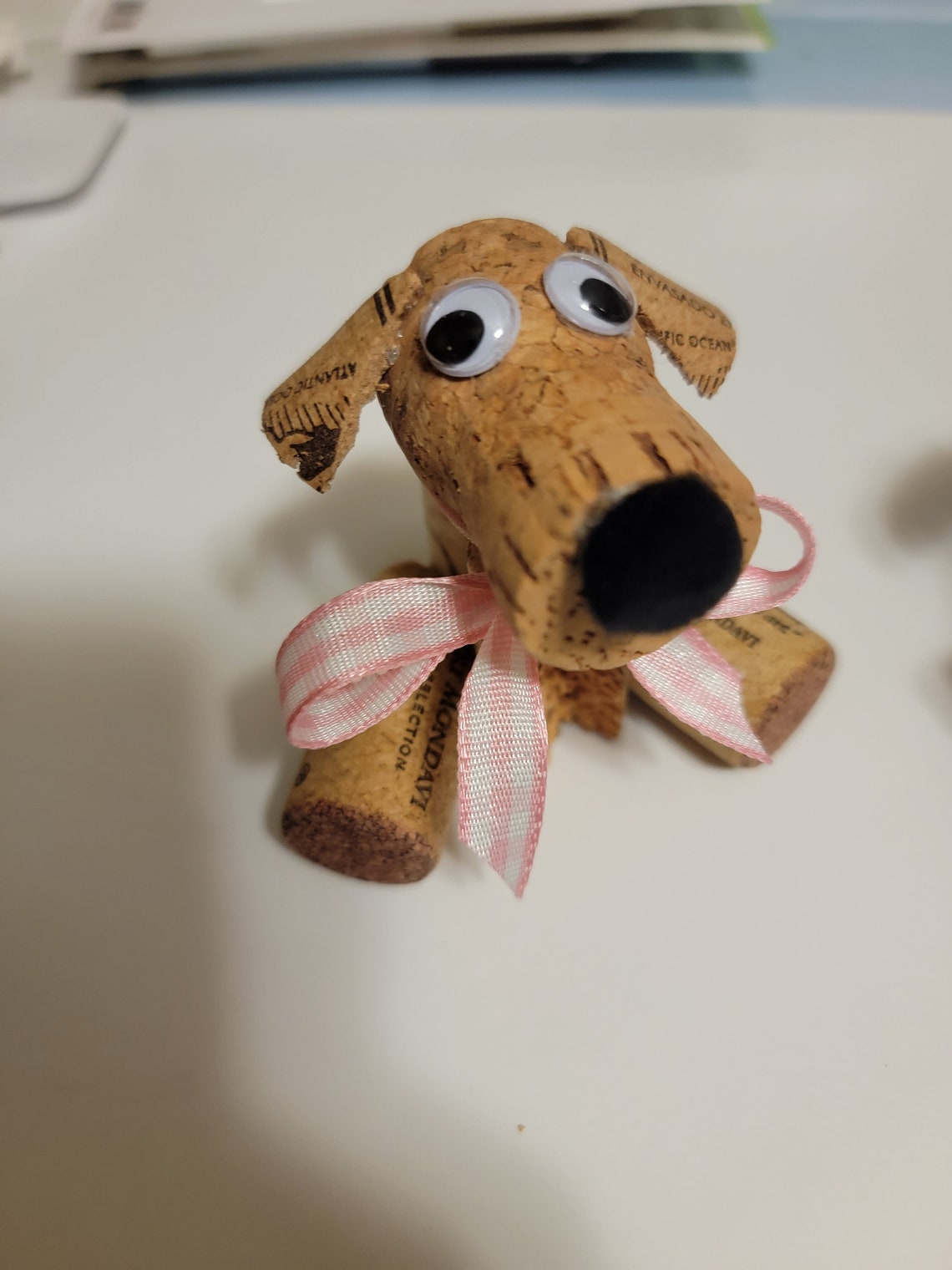 Large Wine Cork Dog - Etsy