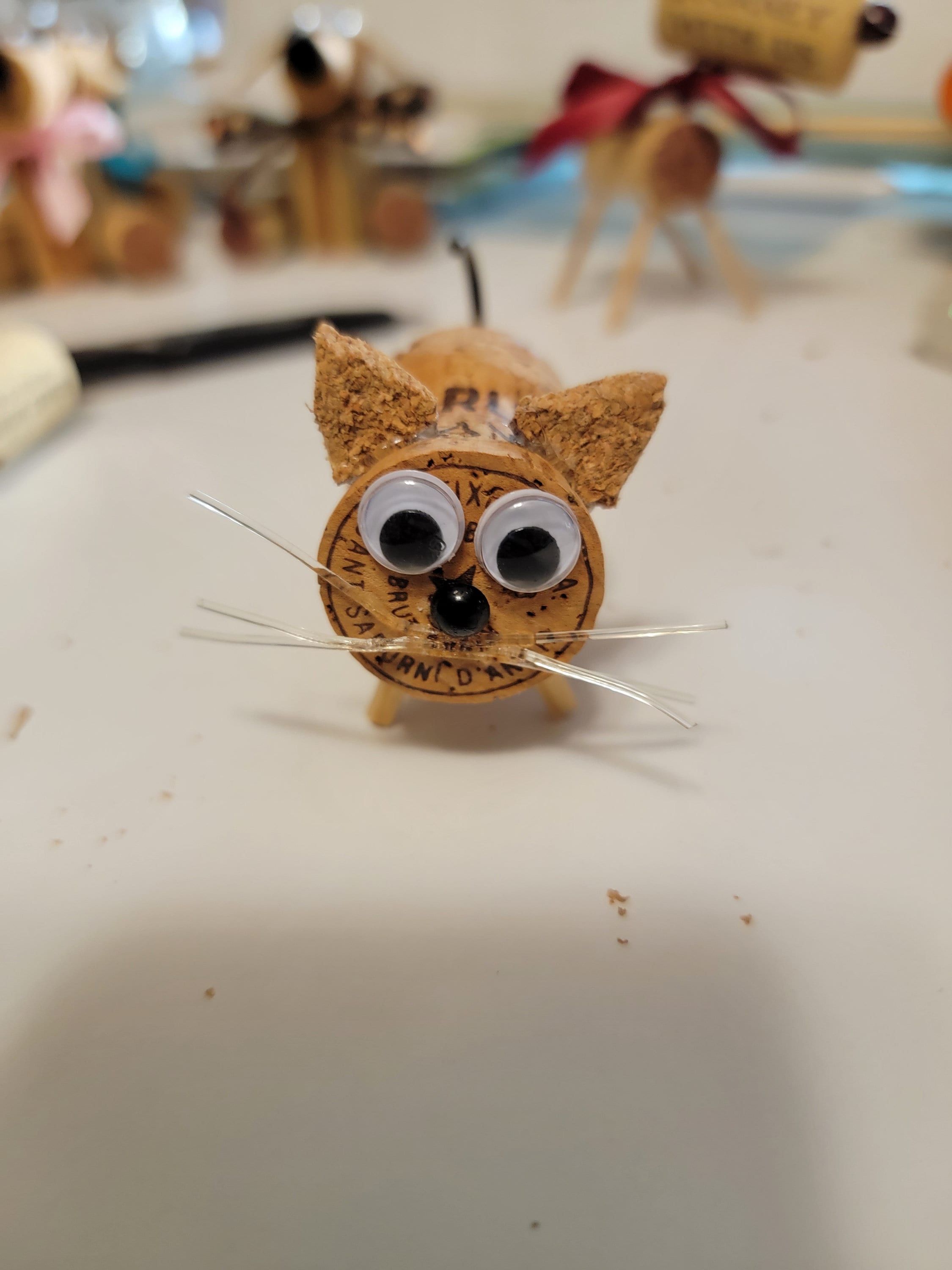Champagne Cork Cat - Etsy