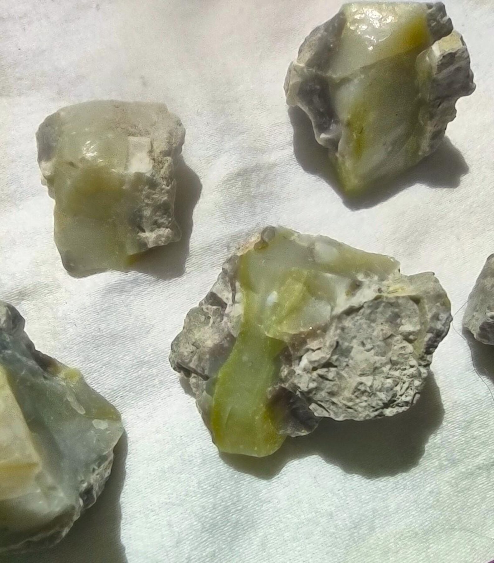 2.3 Oz of Green Common Opal Chunks From Opal Mountain California - Etsy