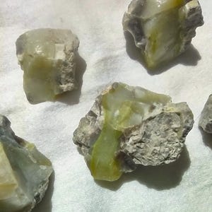 2.3 Oz of Green Common Opal Chunks From Opal Mountain California - Etsy
