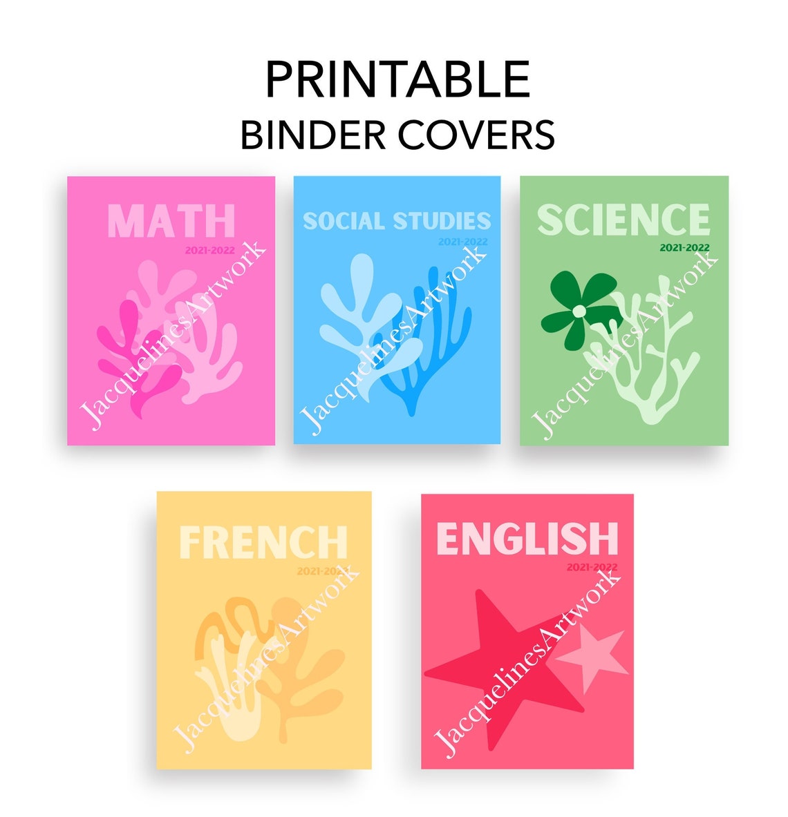 Preppy Binder Covers UPDATED TO 2022-2023 - Etsy