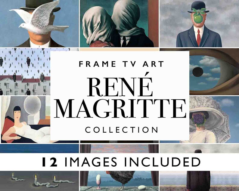Samsung Frame TV Art Rene Magritte René Magritte Painting - Etsy