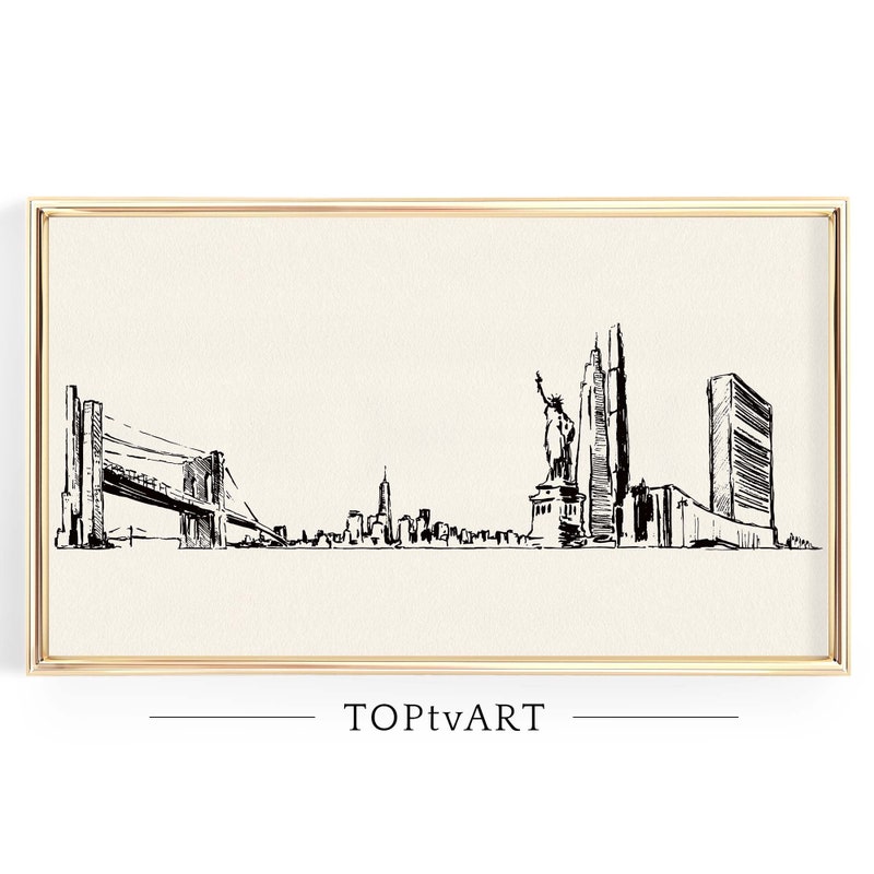 New York Wall Art Framed - Etsy