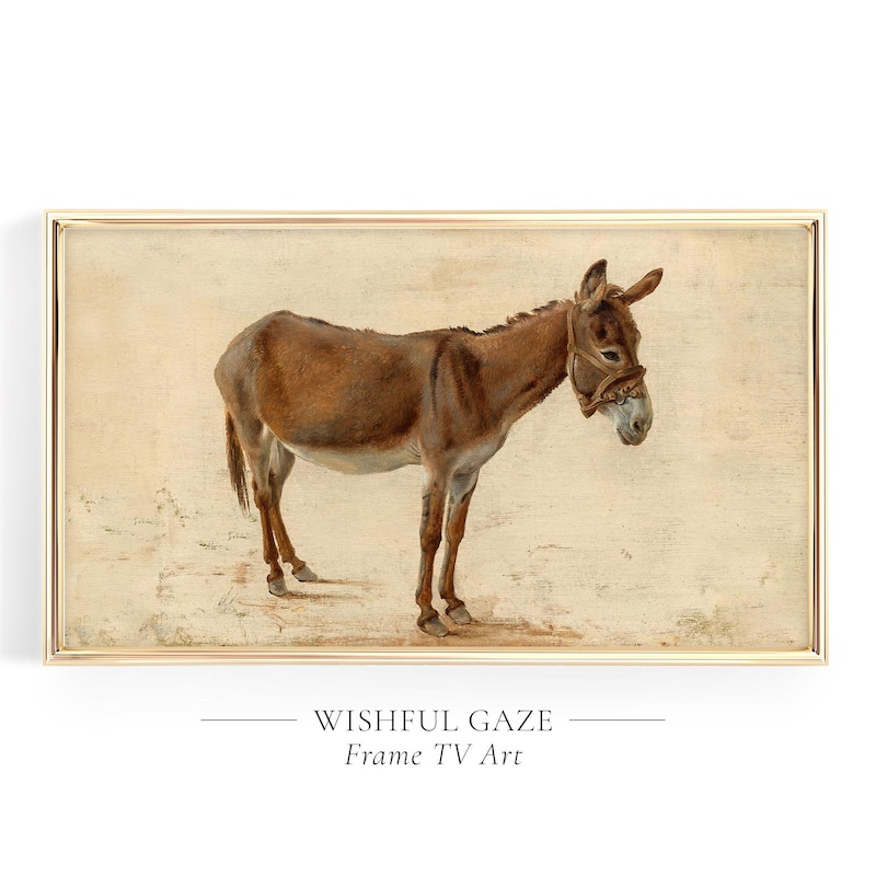Donkey Antique Art - Etsy