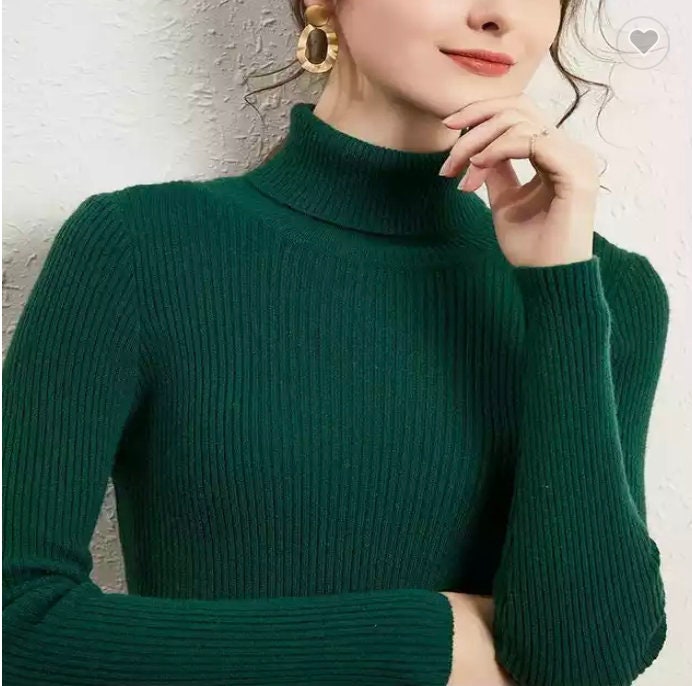 Turtleneck, Pullovers, High-neck, Clothing - Etsy