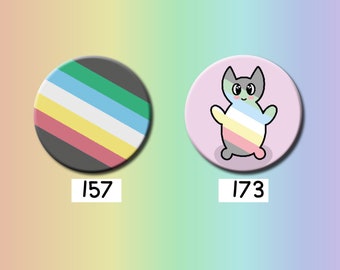 25mm/1 Inch 32mm Disability Pride Flag Button Pin, Invisible Illness ...