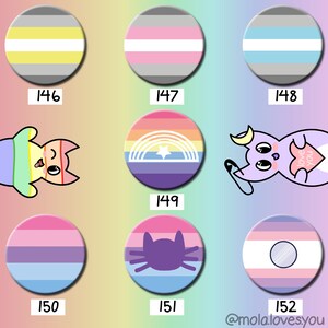 Buttons Pride Flags LGBTQIA - Etsy