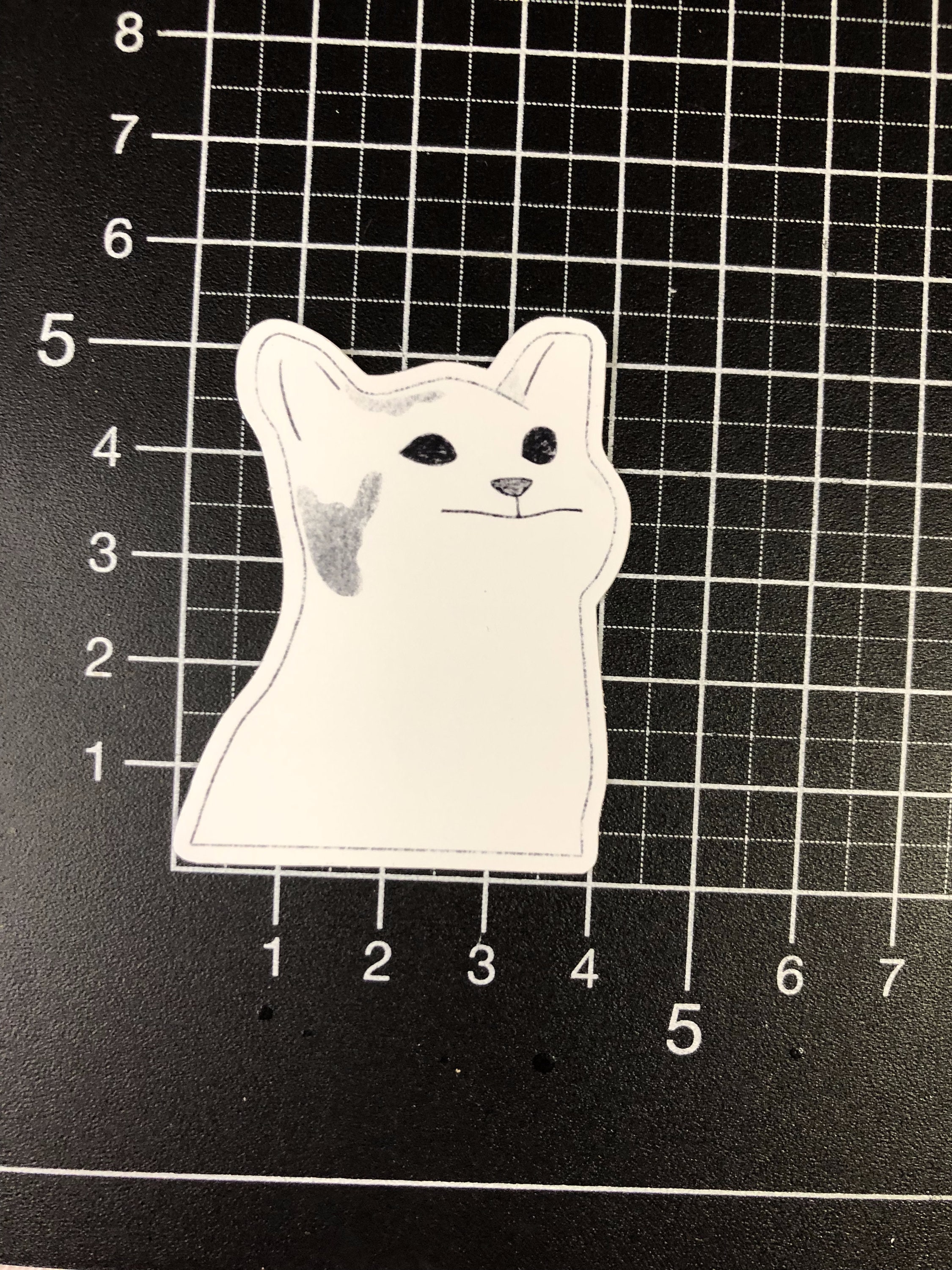 Sticker Meme Cat pop-cat - Etsy