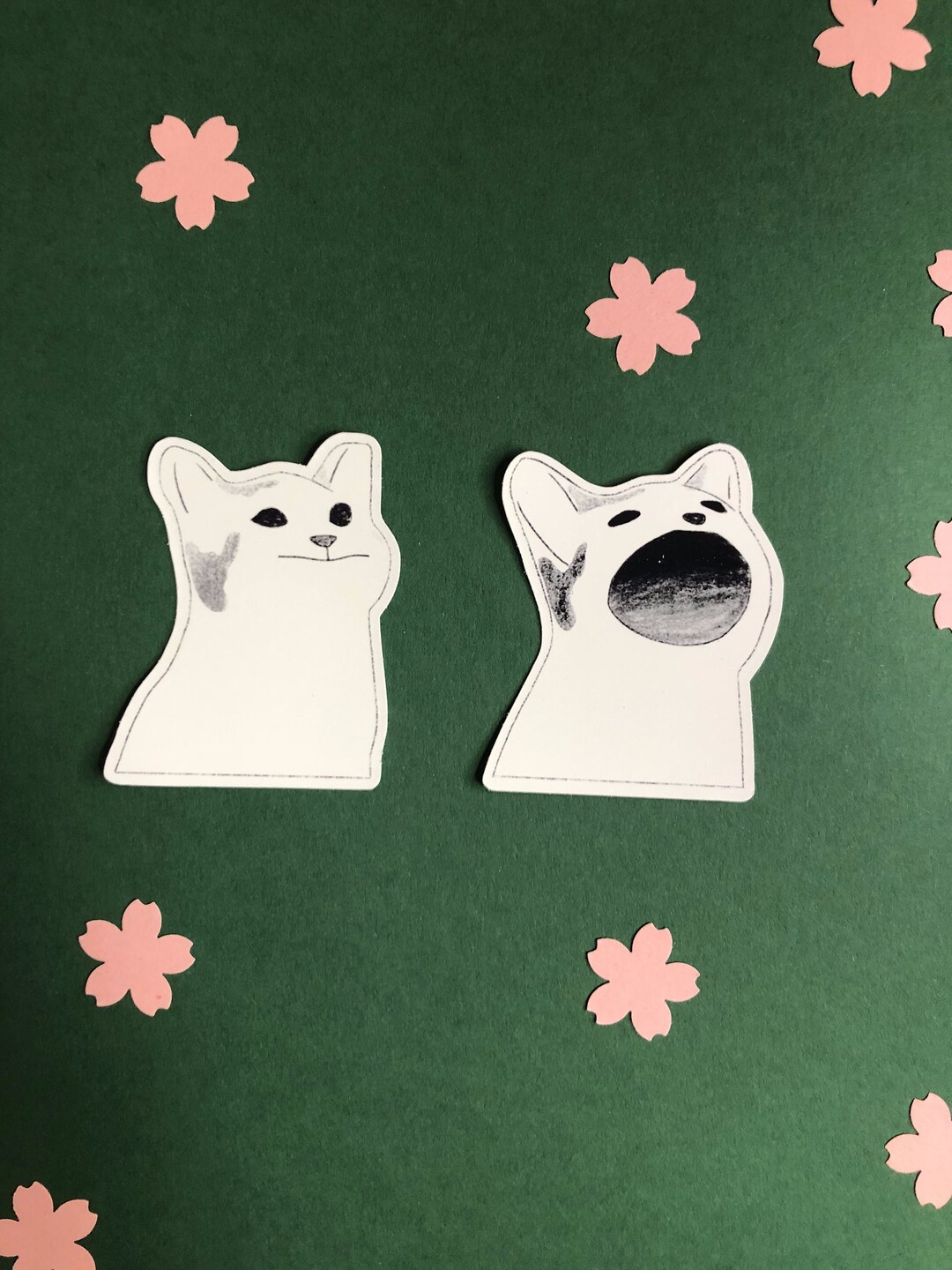 Sticker Meme Cat pop-cat - Etsy